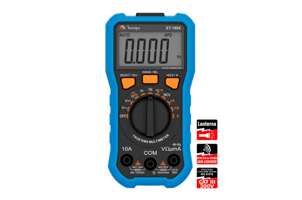 Minipa ET-1505A - C4M – Soluções em Segurança do Trabalho